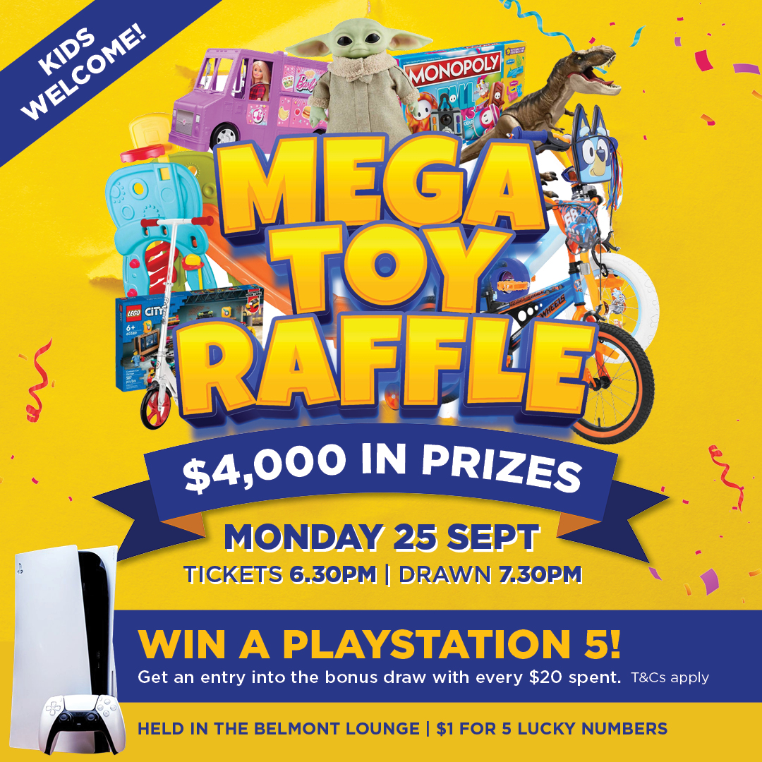 $4,000 Mega TOY Raffle - Merrylands RSL