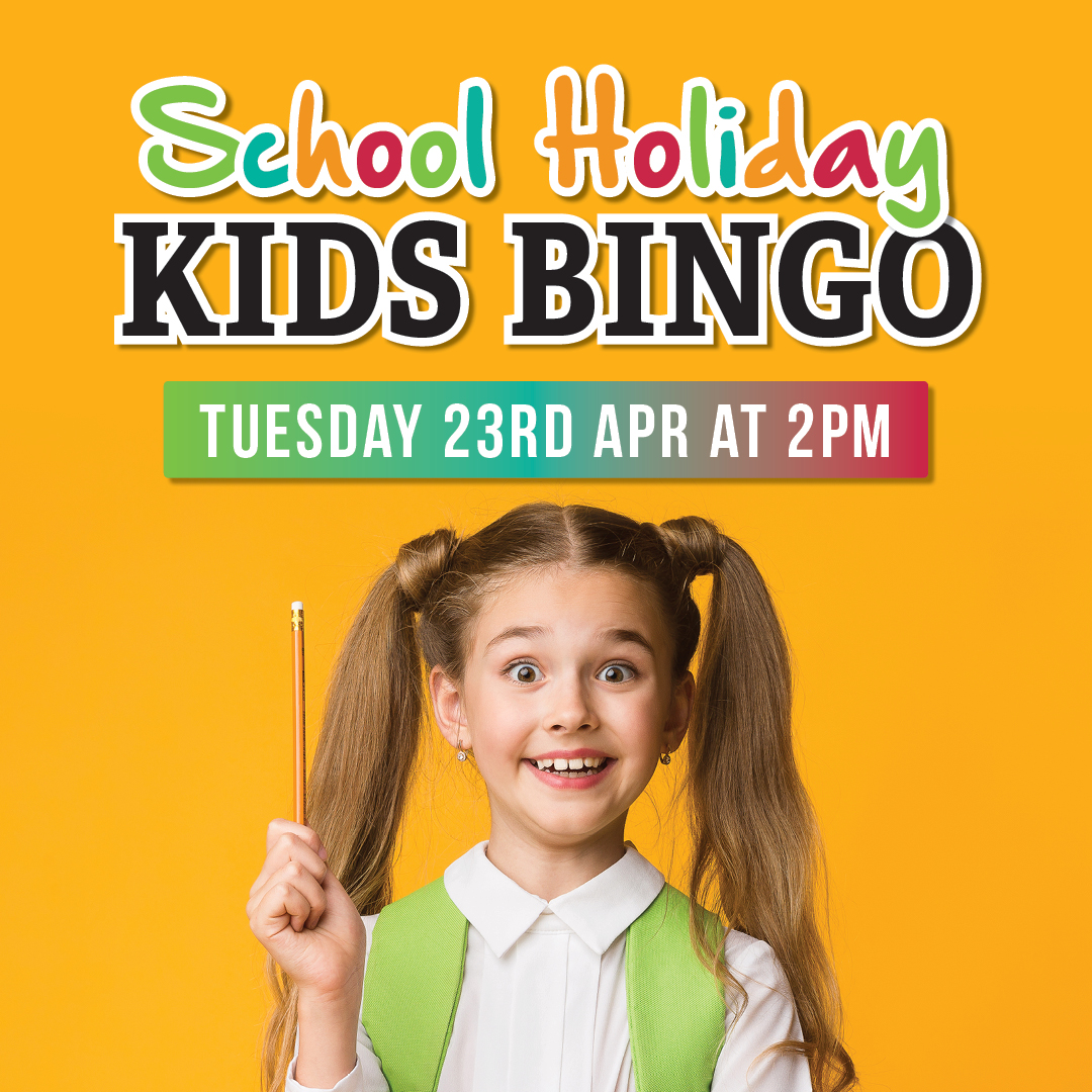School Holiday Kids Bingo - Merrylands RSL