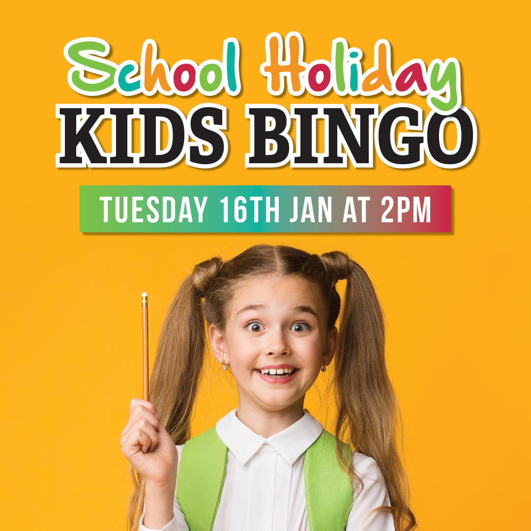 School Holiday Kids Bingo - Merrylands RSL