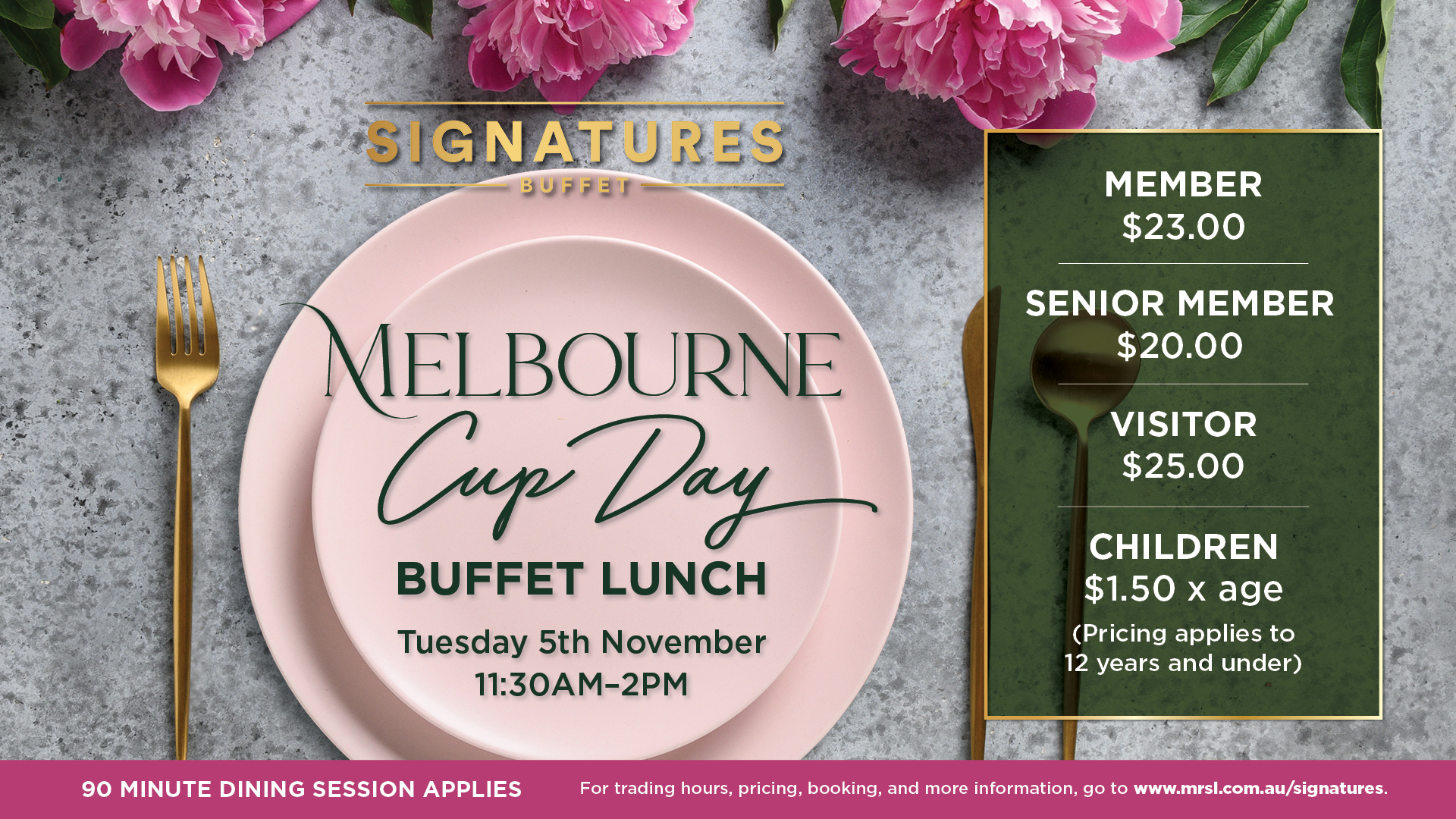 Signatures Buffet | Merrylands RSL