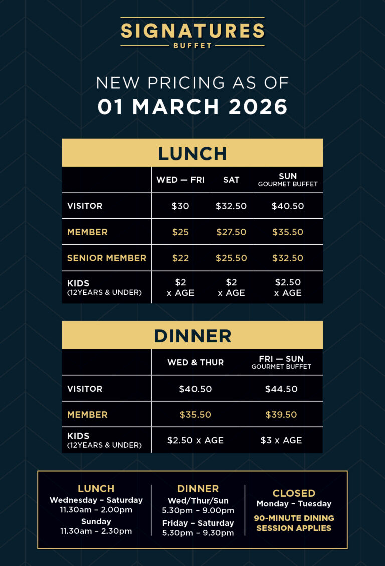 Signatures Buffet | Merrylands RSL